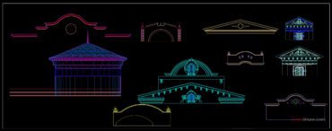 120.Cad classical elements cad blocks free dwg