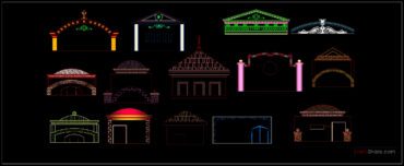 120.Cad classical elements cad blocks free dwg