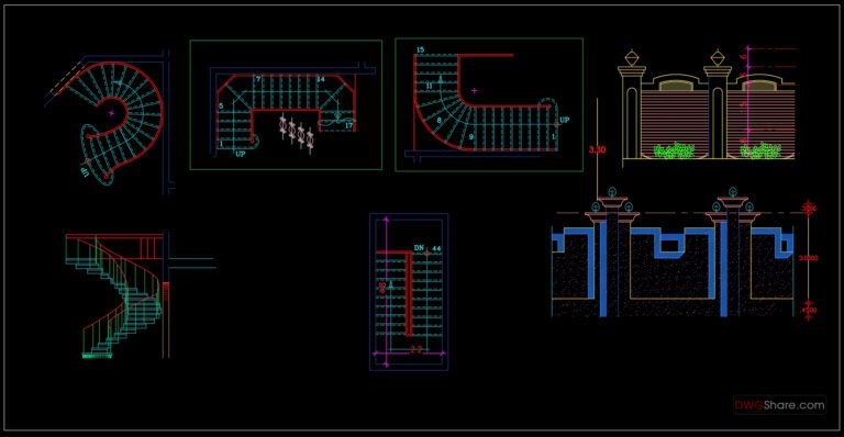 122.Cad classical elements cad blocks free dwg