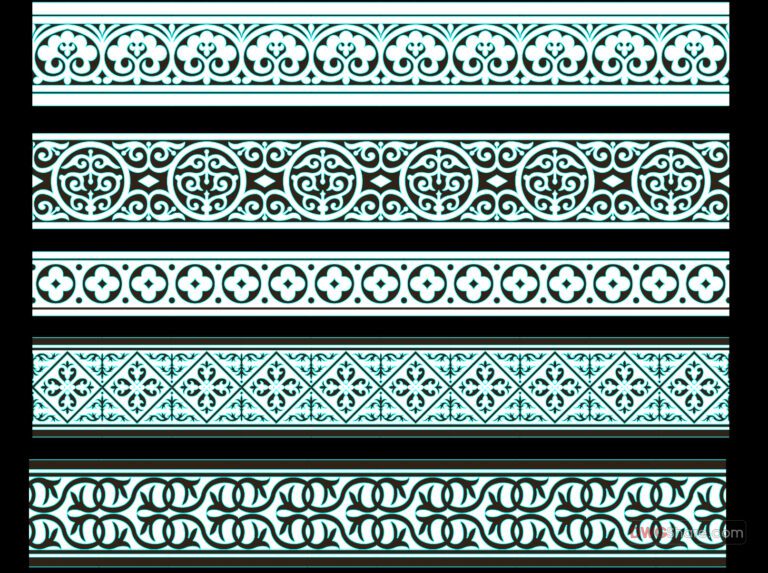 123.Byzantine Pattern Cad Blocks Free Download