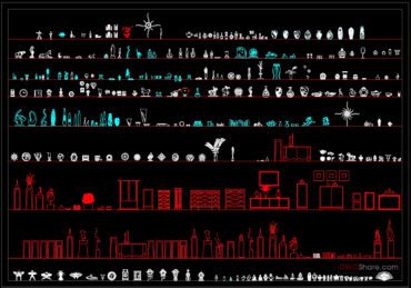 14. Accessories AutoCAD blocks free download