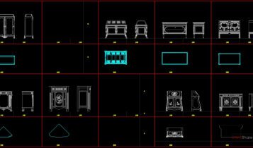 Dressing Table Archives - Free Cad Blocks, download DWG models for ...