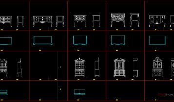 47. Free Download North Arrow & Compass Rose CAD Blocks