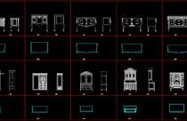 437. Free Download Detailed CAD Drawings for Outdoor Planter and Seating