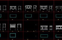 252. CAD blocks of coffee tables and tea tables
