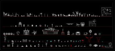 15. Accessories AutoCAD blocks free download