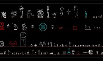 Autocad drawings of accessories