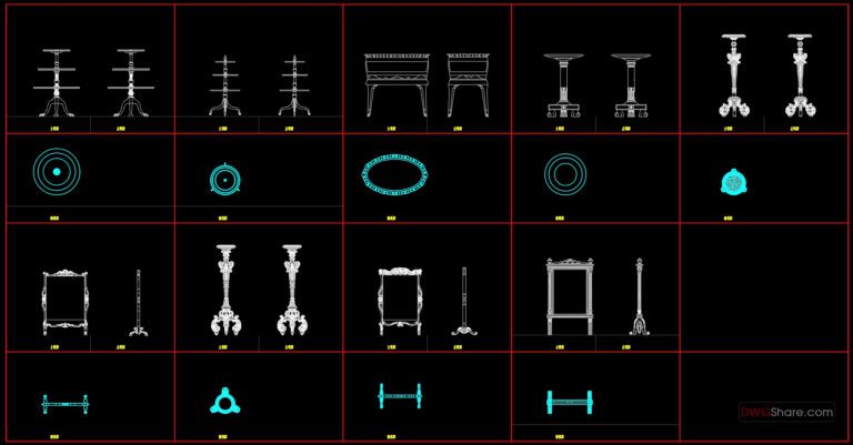 151.Furniture Cad Blocks free download