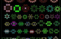 124.Indian Pattern Cad Blocks Free Download