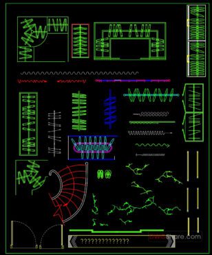 159.Furniture Cad Blocks free download
