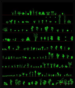16. Accessories AutoCAD blocks free download
