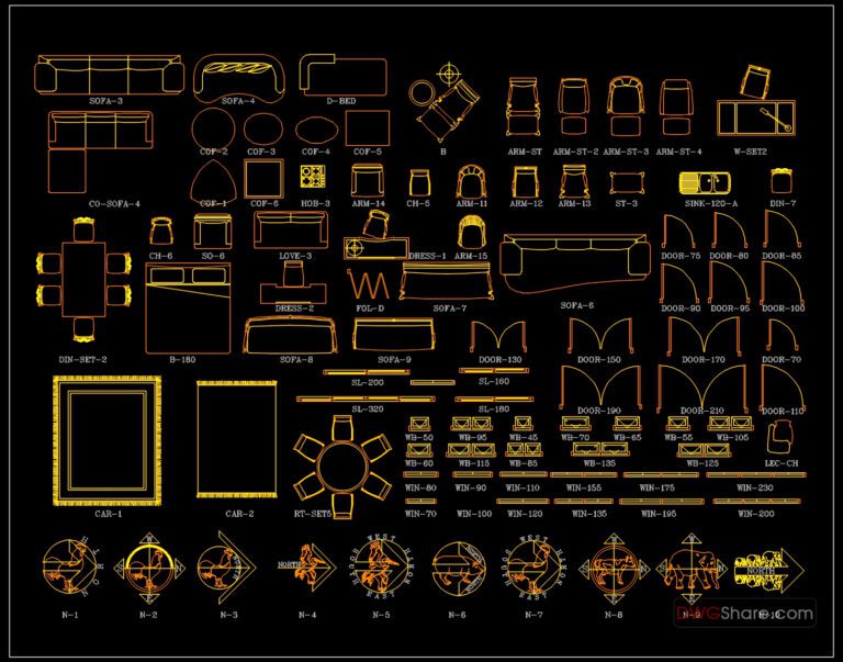 161.Furniture Cad Blocks free download