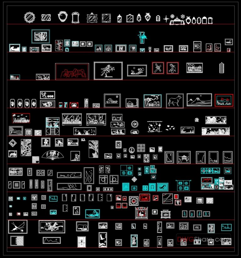 17.Painting free CAD drawings