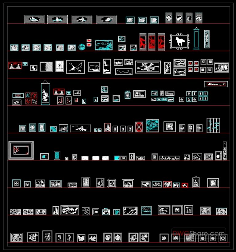 18.Painting free CAD drawings