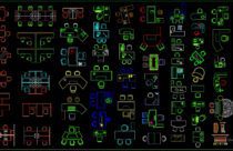 17.Storage Cabinet CAD Blocks