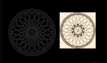 141.Arch Window CAD Blocks Elevation Design Free Download