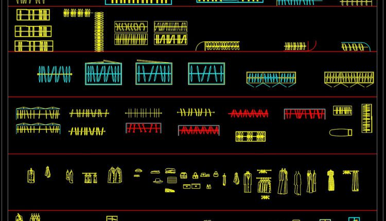 26.Wardrobe AutoCAD blocks free download - Free Cad Blocks, download ...