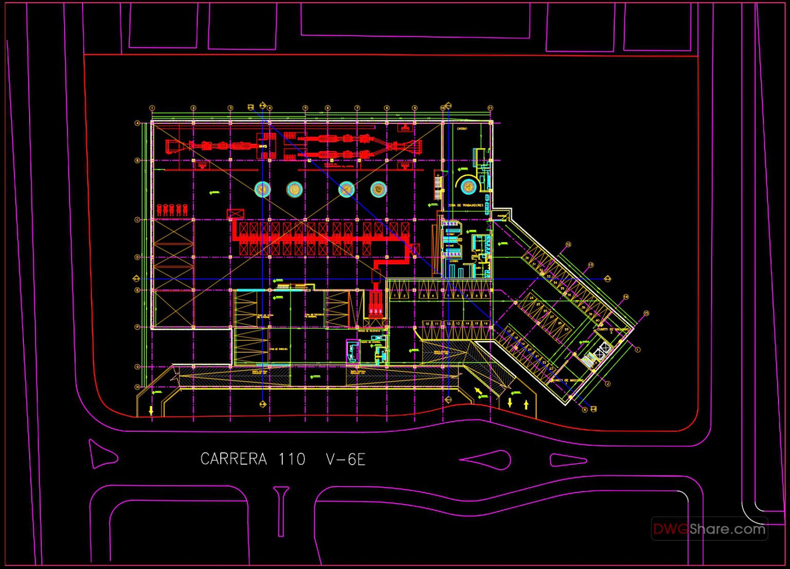 28.Recycling Center Project CAD