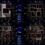 3 Levels Villa 12.2x13.2m Project AutoCAD File Free Download - Free Cad ...