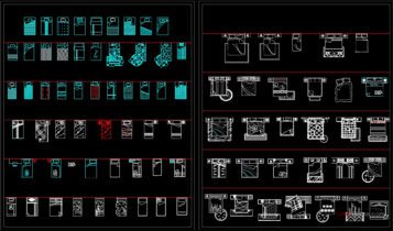 243. CAD Library for Beauty and Hair Salon Equipment – Free Download ...