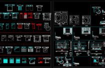 10.Garbage Bin CAD Blocks