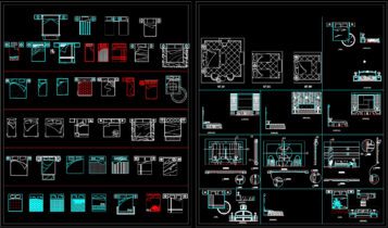 216. Free download of technical CAD drawings for the installation of ...