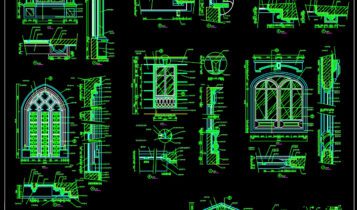 25.Cable Glands With Lock Nut AutoCAD Blocks