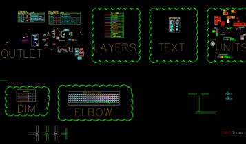 42.Porcelain Tiles Pavement To Asphalt Road Details CAD