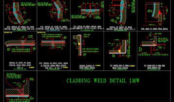 164.Autocad drawing of the roof gutter drainage detail available for ...