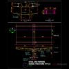 44.Steel Car Parking Shade Structure Details CAD