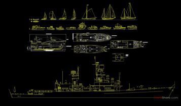 311. Free Download CAD drawings of the technical details of various ...