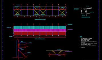 Private University Plan and Elevation AutoCAD File DWG