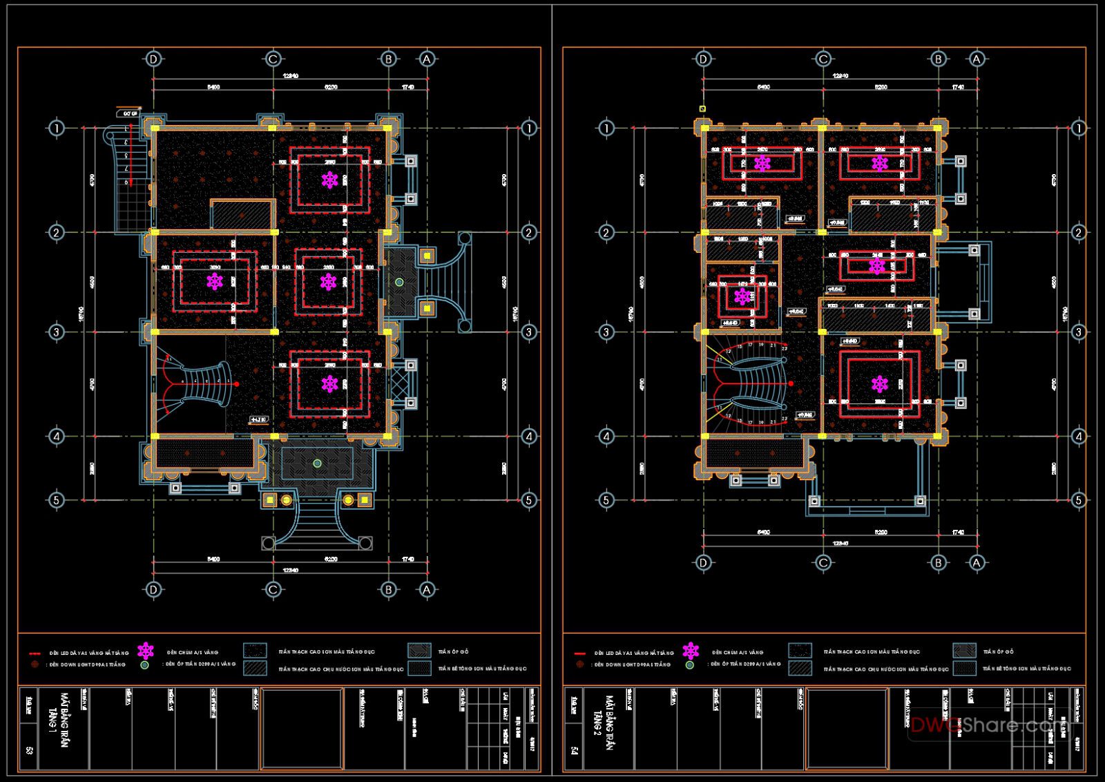 48.Free Autocad Ceiling Detail