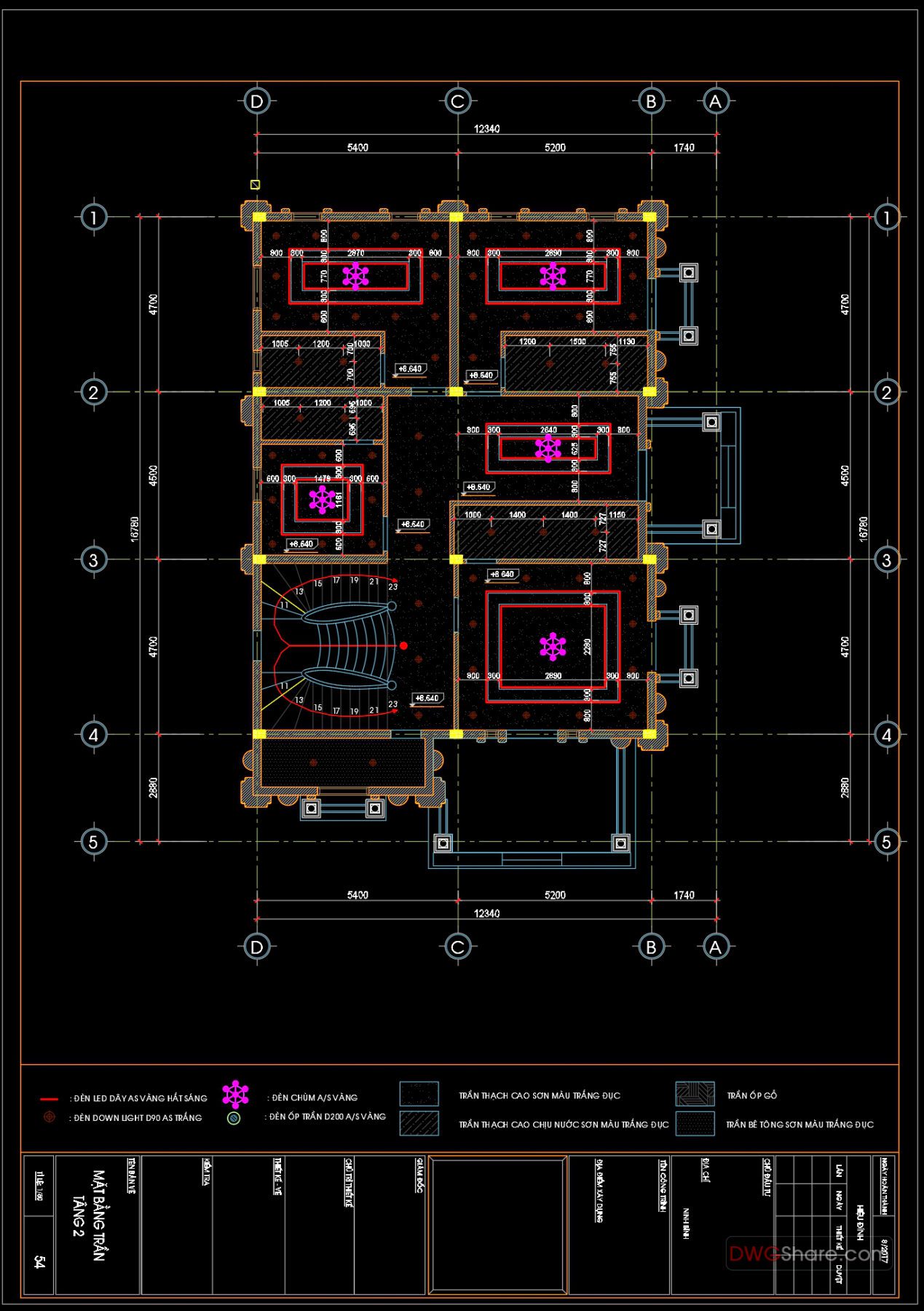 48.Free Autocad Ceiling Detail