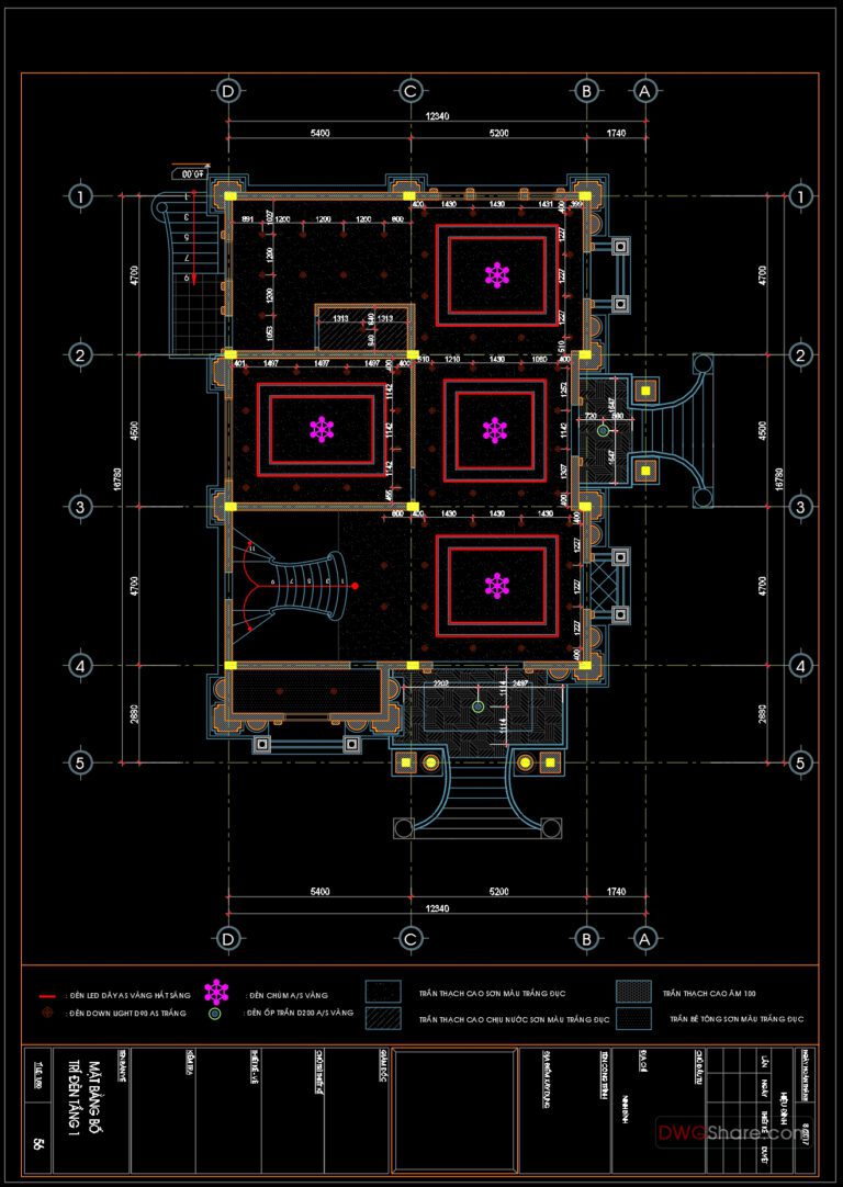 49.Free Autocad Ceiling Detail