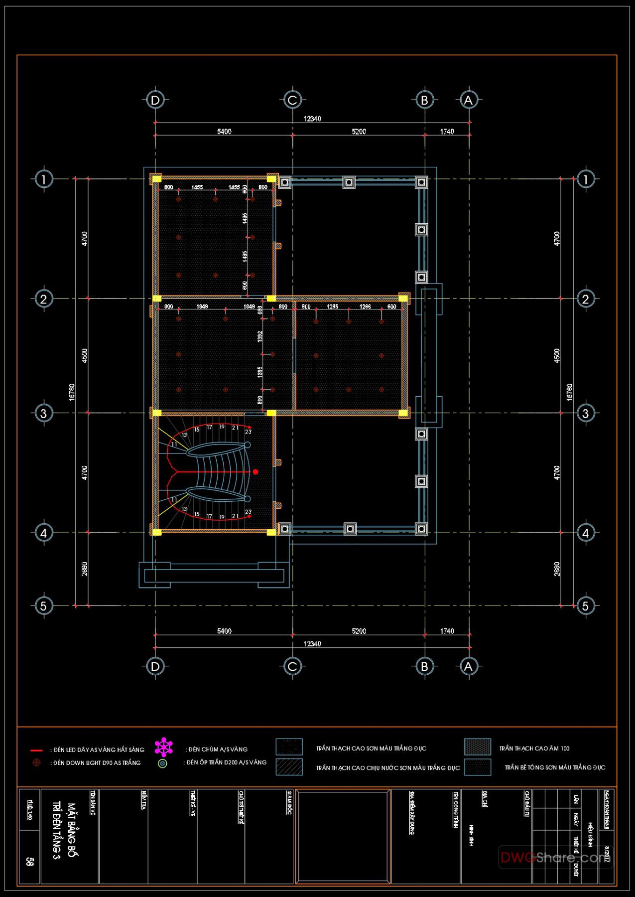 49.Free Autocad Ceiling Detail