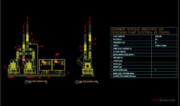 Autocad Drawing Of Plans Air Control Tower For Download