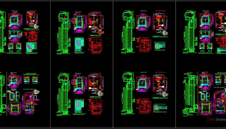 67.Elevators Autocad Design Blocks CAD - Free Cad Blocks, download DWG models for architects ...