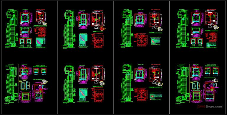 67.Elevators Autocad Design Blocks CAD