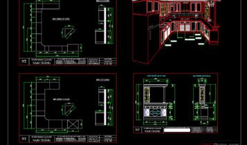 67.Typical Section of Vanity Type EWC CAD Drawing DWG