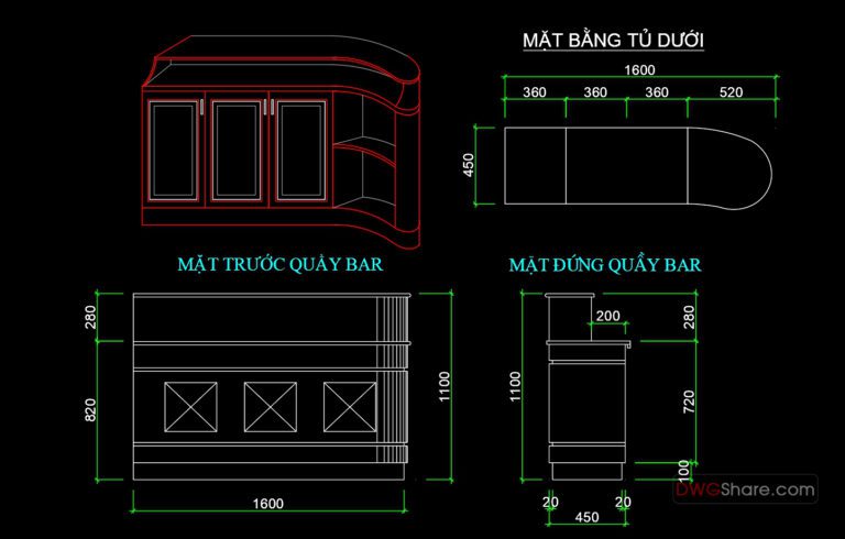 70.Traditional kitchen cupboard, kitchen cabinets autocad drawing