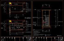 10.Download Free Cad Block of an Escalator in Plan and Elevation