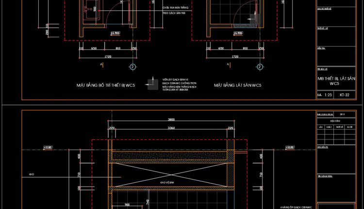 76.WC Layout Plan and elevations details AutoCAD drawing download ...