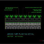 78.Grass Turf Planting Detail CAD - Free Cad Blocks, download DWG ...