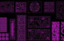 602. Free Download CAD File – Atrium Roof Grid Structure Details