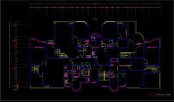 28. Free Download of CAD Design Drawings for a Kindergarten
