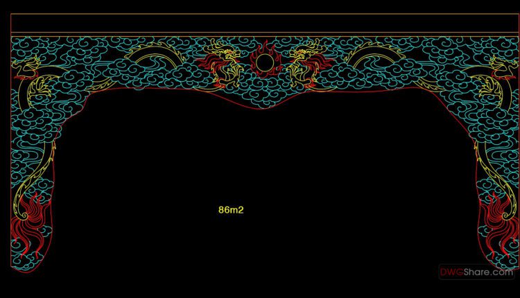 94.Asian Traditional Pattern AutoCAD Blocks Free Download (1) - Free ...
