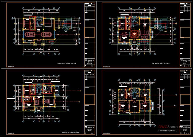 94.House Plan Design AutoCAD File Free download