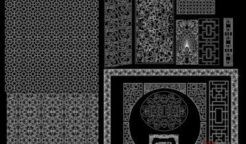 124.Indian Pattern Cad Blocks Free Download