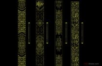 125.Greek Pattern Cad Blocks Free Download